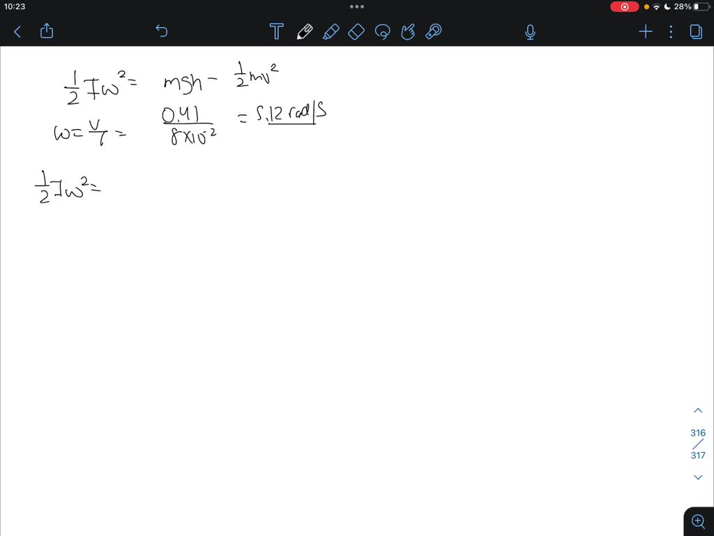 SOLVED: A block of mass m is attached to a string that is wrapped ...