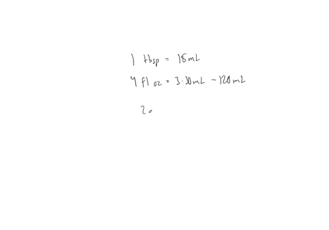 How many milligrams are in 1 tbsp dose of a liquid...