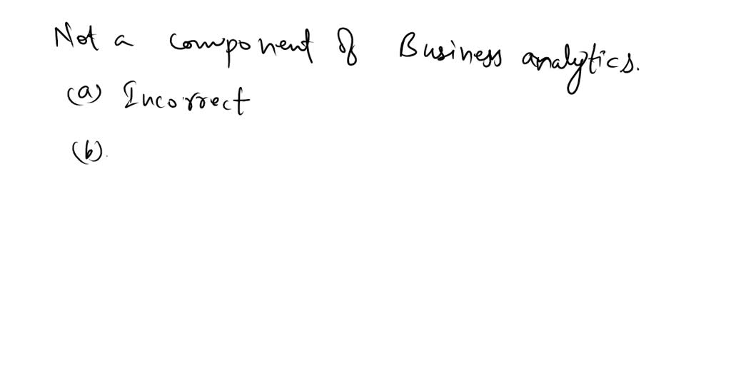 SOLVED: Trends in data analytics include which three of the following? Check All That Apply ...