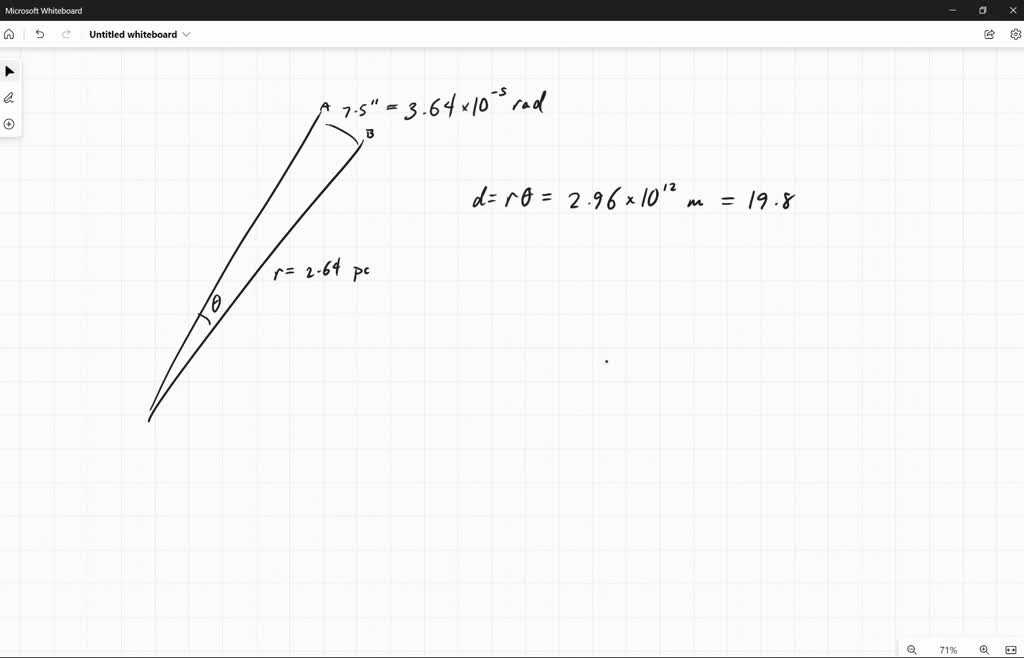 SOLVED: Sirius A and B are a visual binary system with an apparent separation of 7.5 arcsec at a ...
