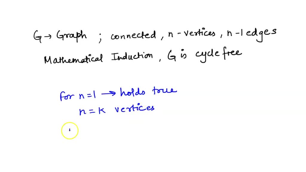 SOLVED: Theorem: Let G be a graph with the following properties: (1) G ...