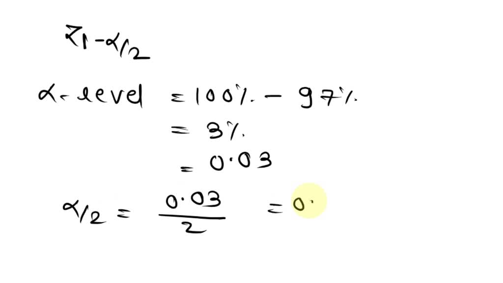 SOLVED: Find the critical value Zc necessary to form a confidence ...