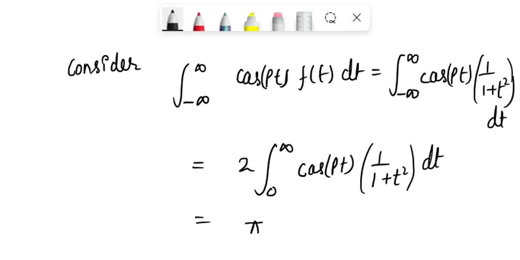 SOLVED: 3. Find the Fourier integral representation of each of the ...