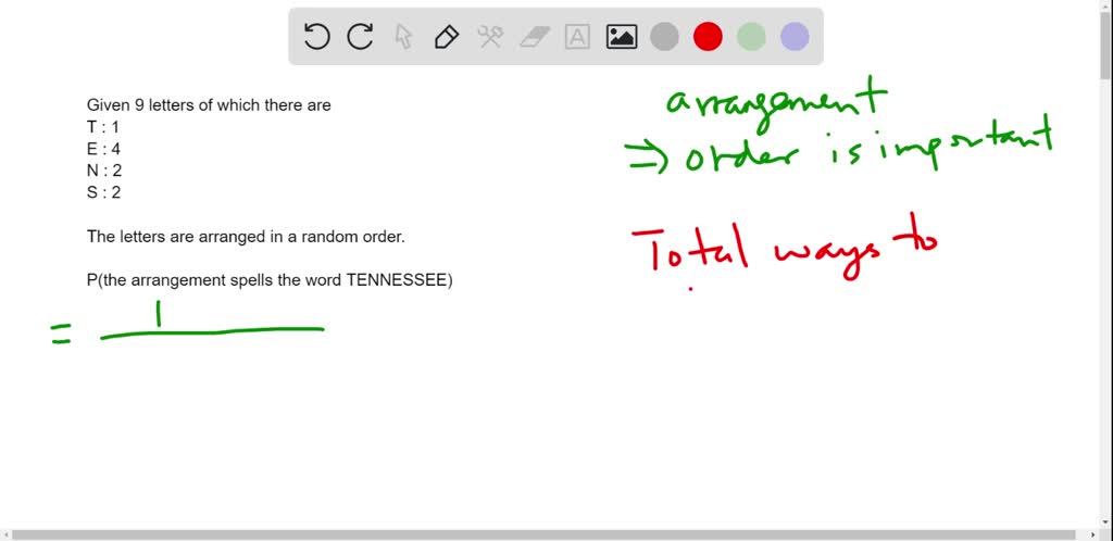 SOLVED: An experiment consists of randomly rearranging the 10 letters ...