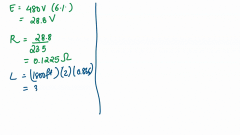 a 480 volt 3 phase feeder supplies 85 amperes of continuous load and 50 ...