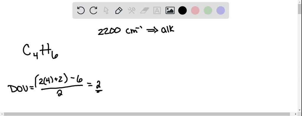 SOLVED: A compound with molecular formula C4H8O2, shows absorptions at ...