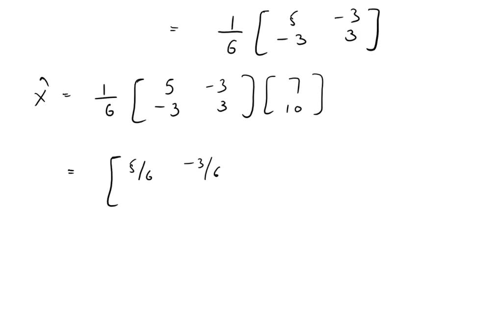 SOLVED: Find a least-squares best fit solution for the system Ax-b ...