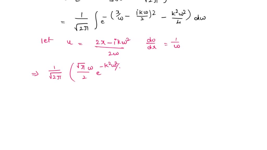 Solved Question 2 Analytical Section Show That The Fourier