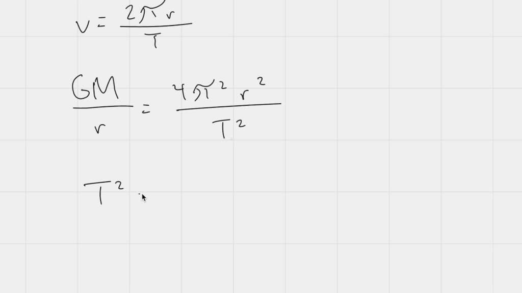 SOLVED: The force of gravity is given by: Fg = (GMm)/(r^2) Where M and ...
