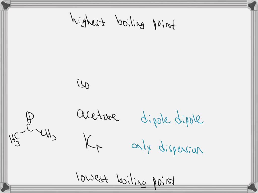 Solved Which Of The Following Correctly Ranks The Compounds Below By Ascending Boiling Point I 4139