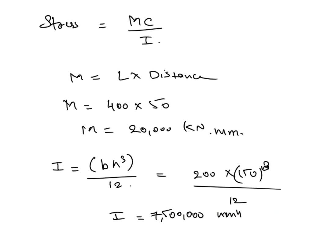 SOLVED: A column that has a cross-sectional area of 400 mm2 and an ...
