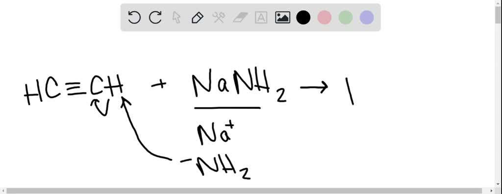 SOLVED: Sodium amide (NaNH2, sodamide) reacts with terminal alkynes as ...