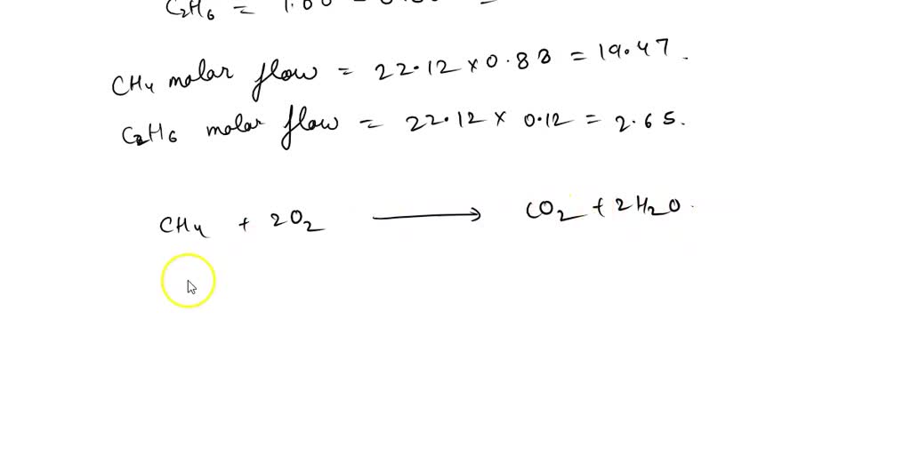 SOLVED: A natural gas contains 80.0 wt% CH4 and the balance C2H6. Five ...