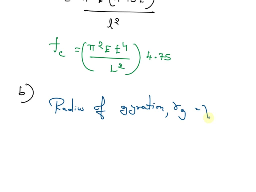SOLVED: Consider a column that is to be designed to have an elliptical ...