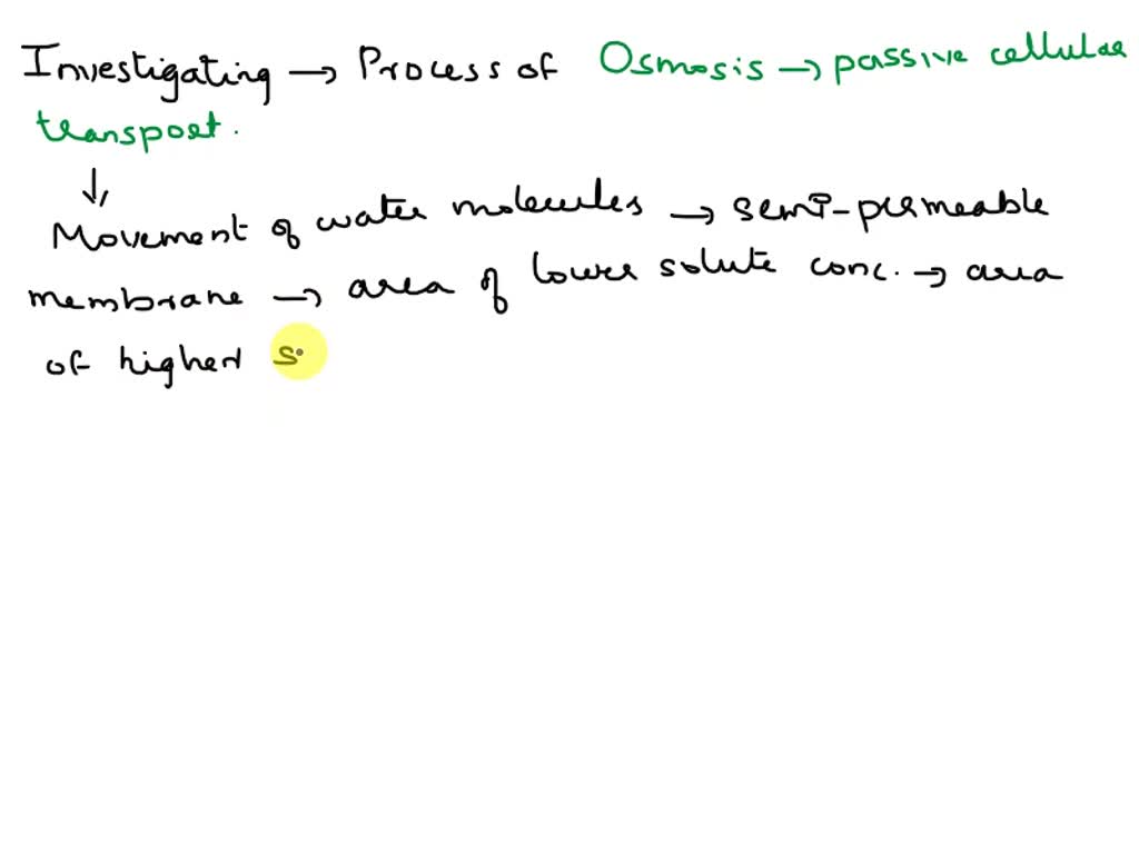 SOLVED: A student presented a project on how red blood cells react when ...