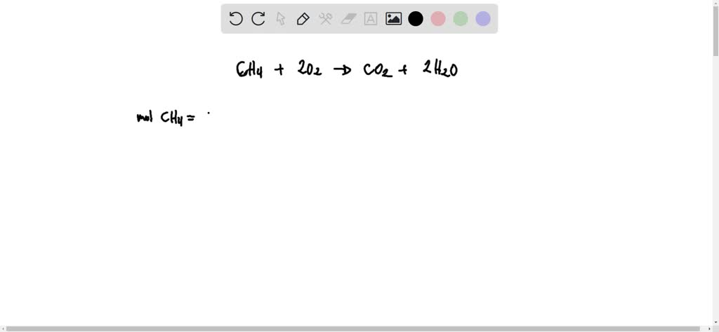 SOLVED: 'How many moles of methane are produced when 36.8 moles of carbon dioxide gas react with ...