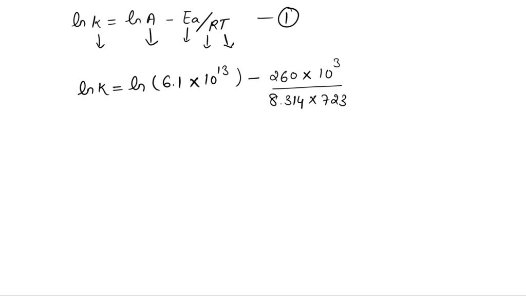 Solved The First Order Isomerization Of Cis But 2 Ene To Trans But 2
