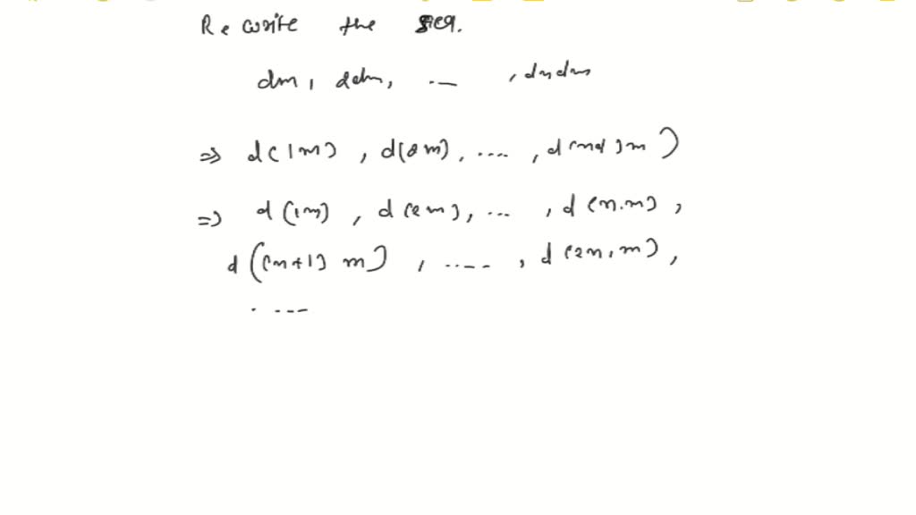 SOLVED: Prove that for integers a and b, the sequence a, 2a, 3a, -4a ...