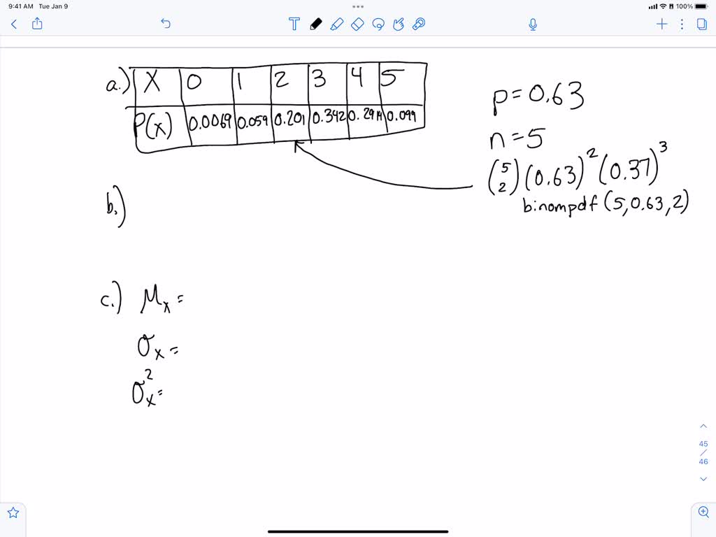 SOLVED: Constructing Binomial Distributions (a) construct a binomial ... SOLVED: Constructing Binomial Distributions (a) construct a binomial ...