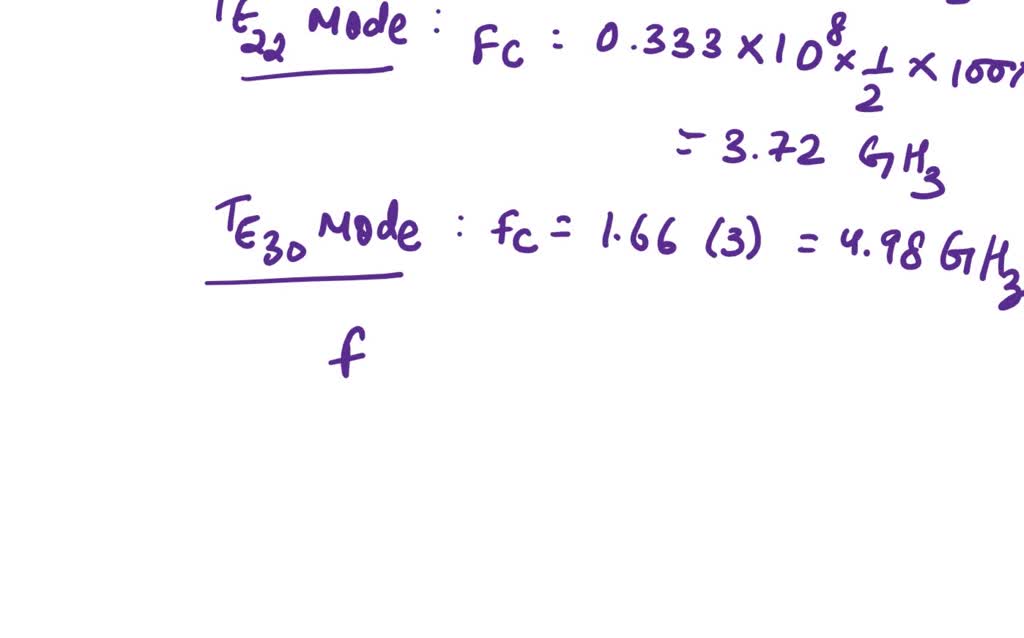Solved Rectangular Waveguide Has Dimensions 229 Cm By 102 Cm With An 0875