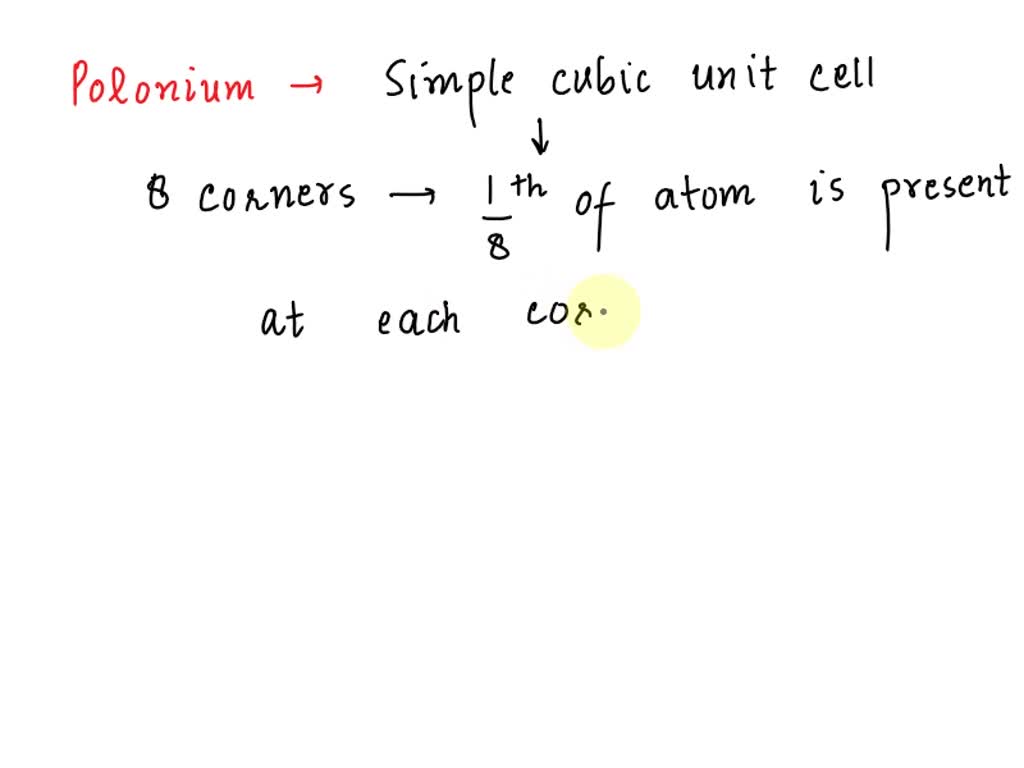 SOLVED: Polonium is a radioactive metal that is used as a heat source ...