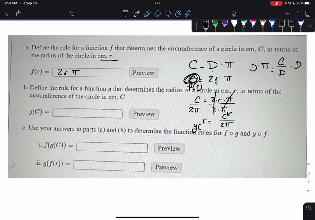 SOLVED: a. Define the rule for a function f that determines the ... SOLVED: a. Define the rule for a function f that determines the ...