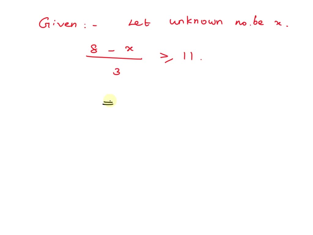 SOLVED: The difference between eleven and one-fourth of a number is no ...