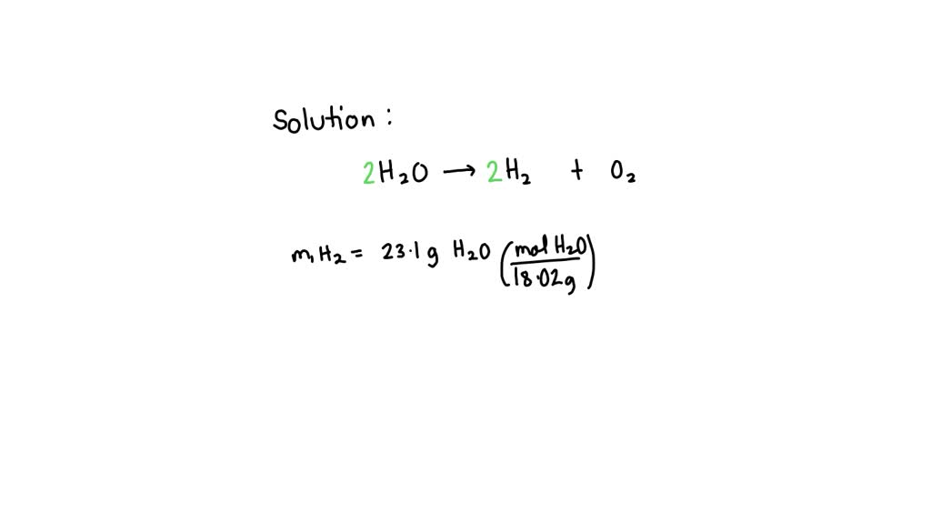 SOLVED: According to the following reaction, how many grams of hydrogen gas will be formed upon ...