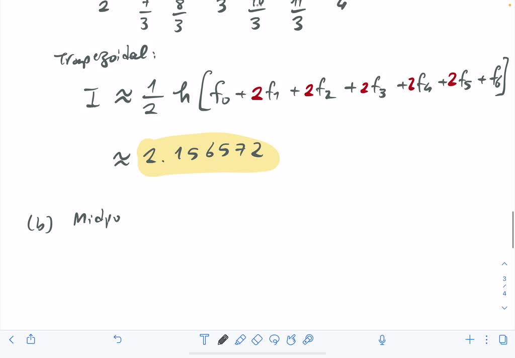 SOLVED: Use the Trapezoidal Rule, the Midpoint Rule, and Simpson's Rule ...