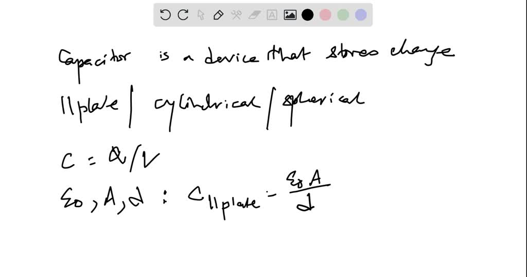 SOLVED: Draw a diagram of a parallel plate capacitor and explain, in your own words, the ...