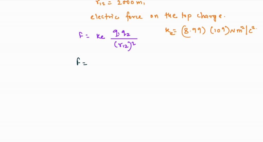 SOLVED: A simple model of the charge distribution in a thundercloud has ...