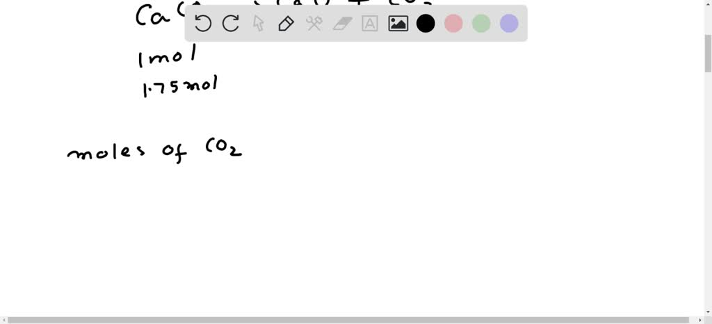 SOLVED: Using the balanced chemical equation below, calculate the moles of carbon dioxide, CO2 ...