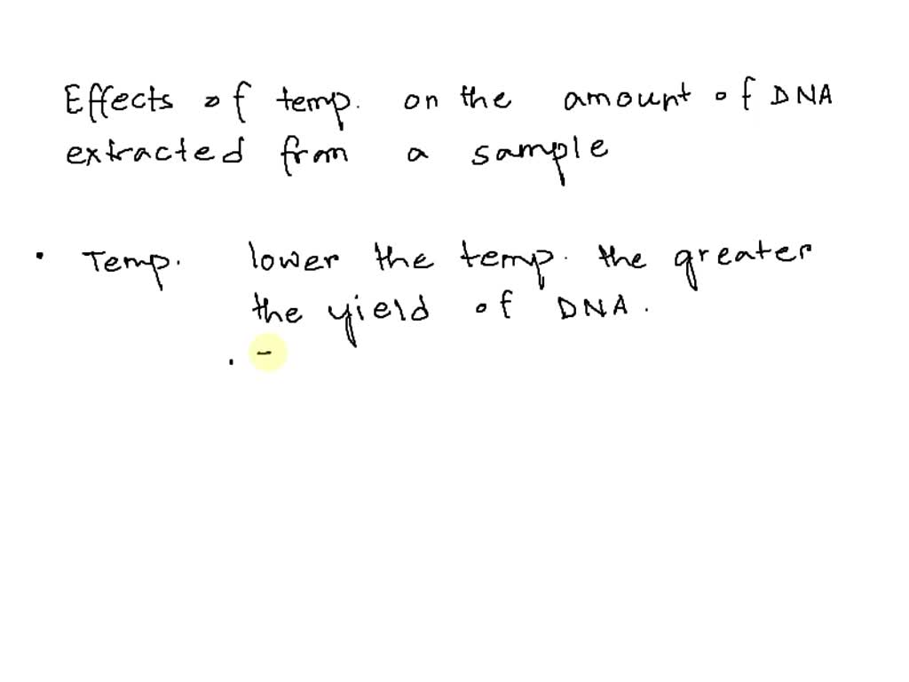 SOLVED: If plant tissue is frozen before DNA is extracted, would you ... SOLVED: If plant tissue is frozen before DNA is extracted, would you ...