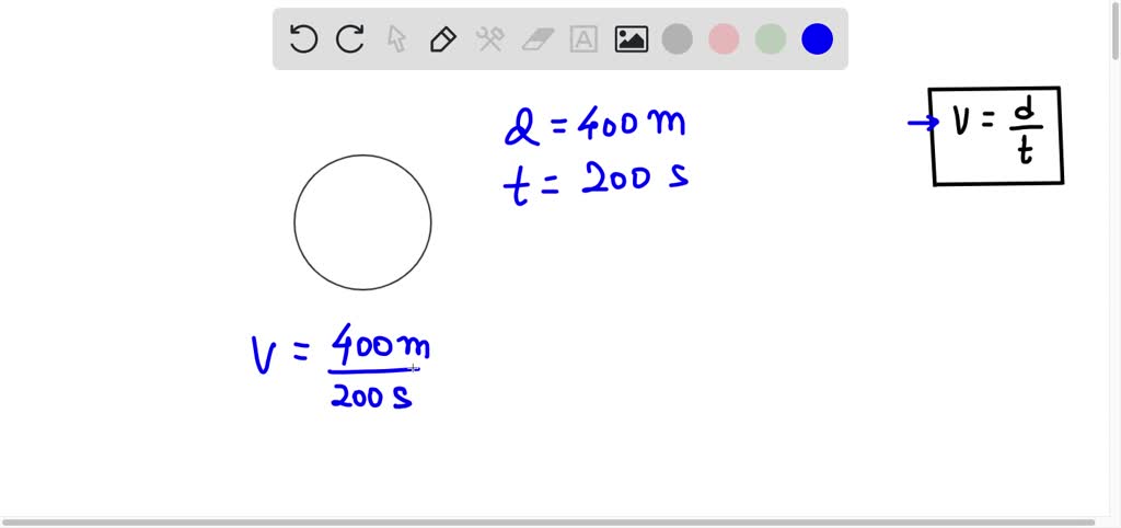 SOLVED: You ran and make two laps around 400m track. What is your ...