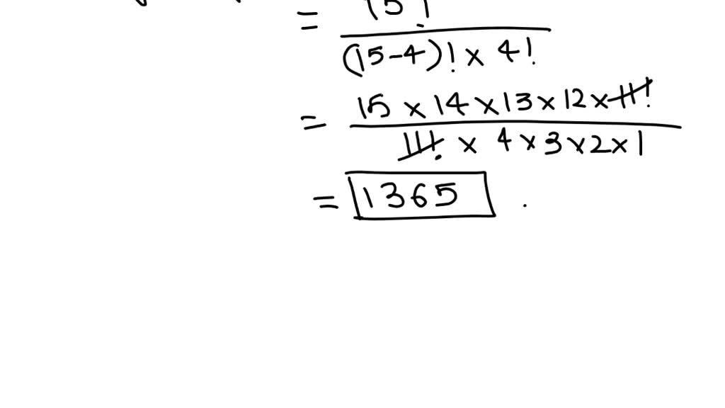 Bridge Foursomes: How many ways can you make one table of 4 from 5 potential bridge players ...