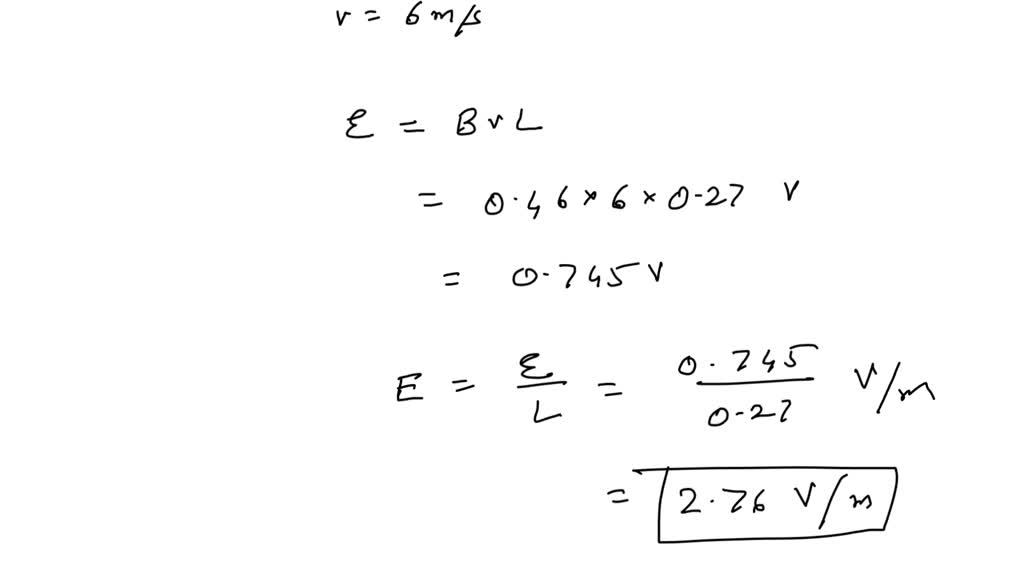 SOLVED: Motional EMF in a Conducting Rod In the figure, a conducting ...
