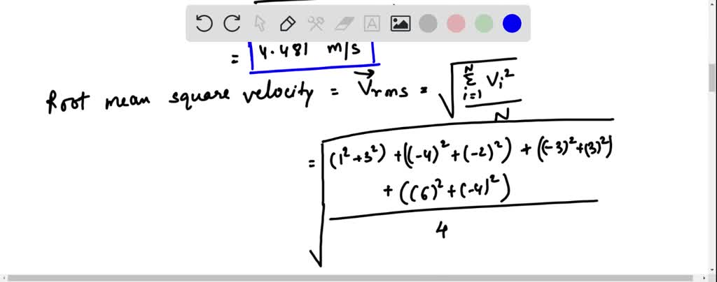 SOLVED: Part 1: Kinetic Theory Given four particles moving along a 2D plane with the following ...