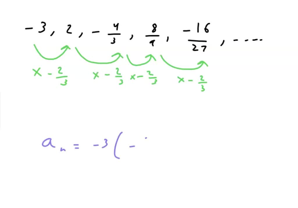SOLVED: Find a formula for the general term an of the sequence, assuming that the pattern of the ...