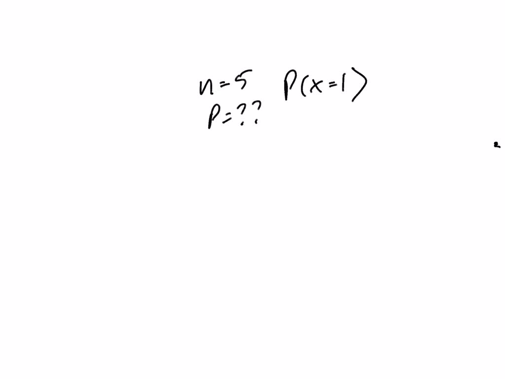 SOLVED: Determine the binomial probability formula given the number of ...