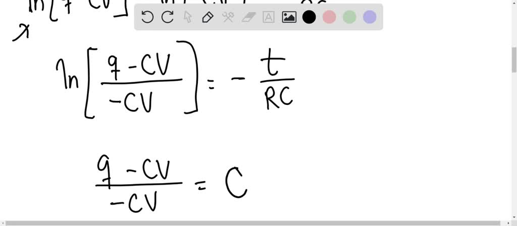 SOLVED: Shown are three plots of the charge on a capacitor as a ...