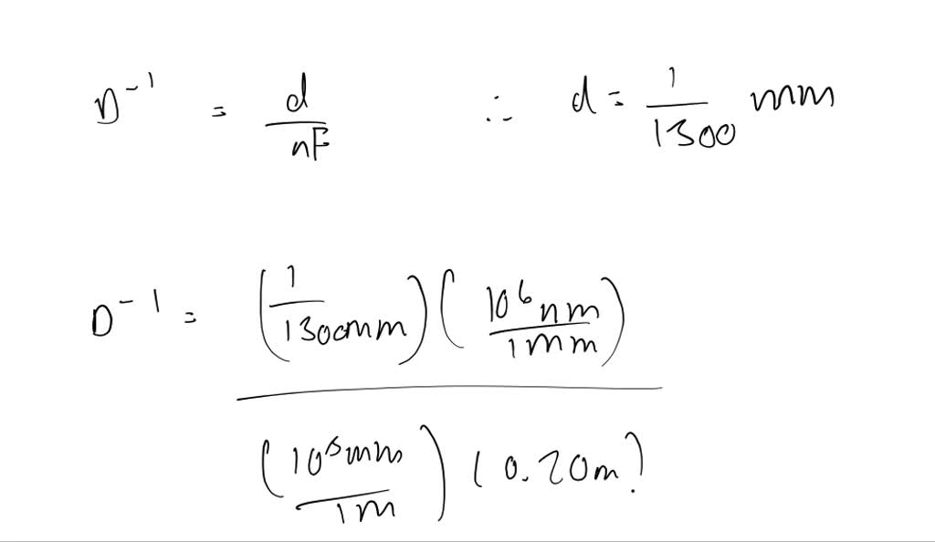 SOLVED: Calculate the largest slit width (in micrometers) that can be ...
