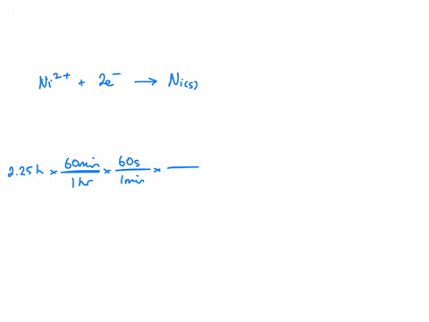 3. In the electrolysis of molten nickel (II) chloride,...
