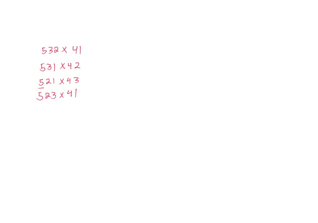 SOLVED: Using digits 1,2,3,4 and 5 form a 2-digit and 3-digit number ... SOLVED: Using digits 1,2,3,4 and 5 form a 2-digit and 3-digit number ...