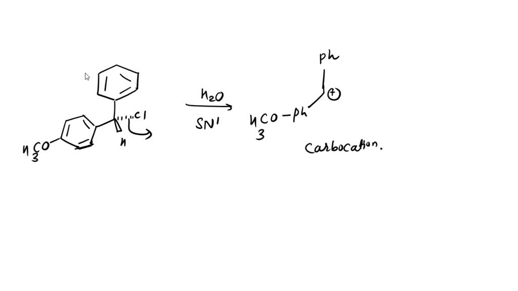 SOLVED: Draw a structural formula for the substitution product of the ...