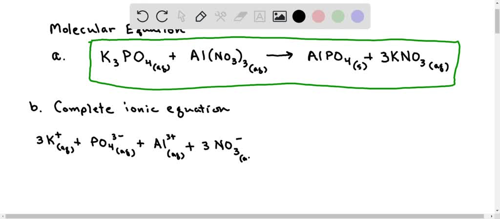 SOLVED Q 1 For The Following Reaction K3PO4 aq AI NO3 3 aq 1 solved-q-1-for-the-following-reaction-k3po4-aq-ai-no3-3-aq-1