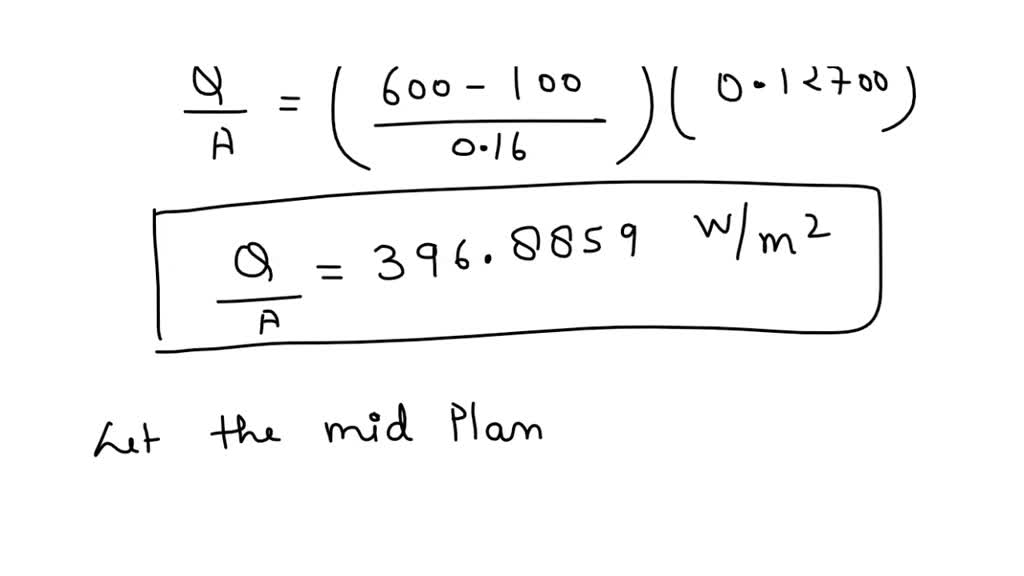 Solved An Insulating Wall 16 Cm Thick Has One Face At 600°c While The