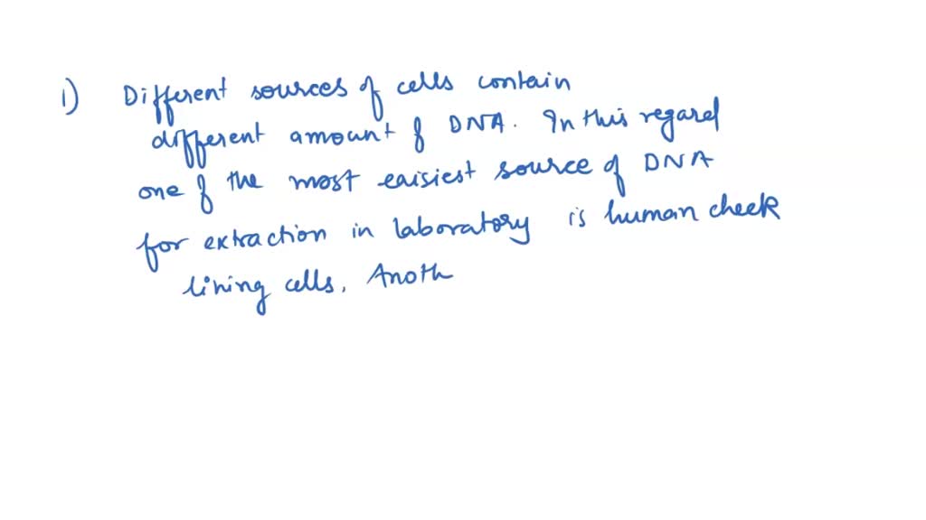 SOLVED: Lab 9 - DNA Extraction from Strawberries All living organisms ...