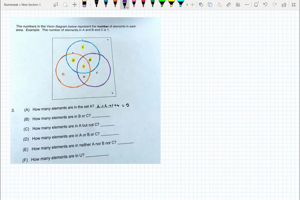 SOLVED: 'The universal set in this diagram is the set of integers from ...