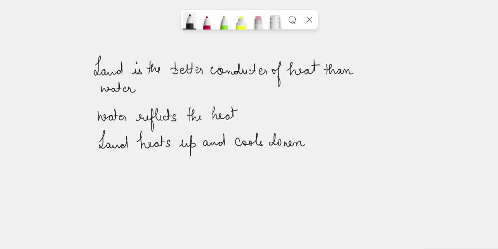Solved Which Of The Following Statements Correct Select One Land Heats Faster Than Water