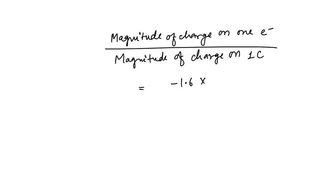 SOLVED: The ratio of the magnitude of the charge on one electron to the ...